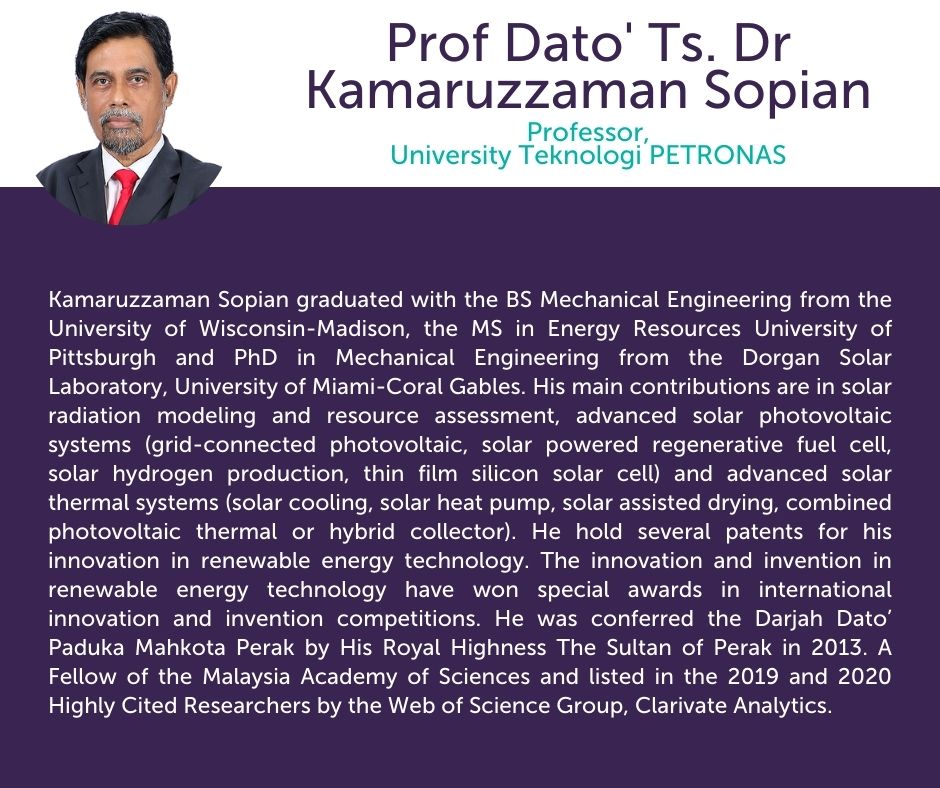 Prof Dato' Ts. Dr Kamaruzzaman Sopian